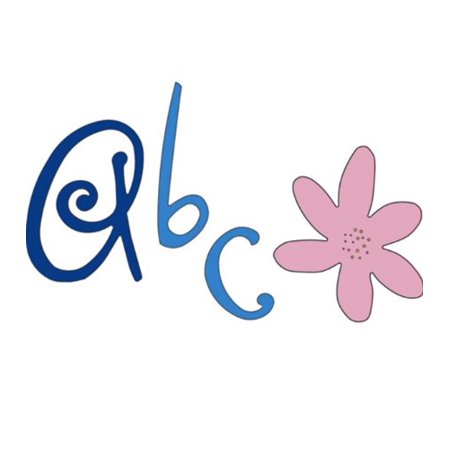 Provo Craft Cuttlebug 2"X6" Alphabet Die Set-Curls and Swirls | Walmart ...