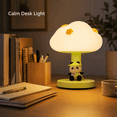 Cloud Shape Warm LED Night Light with Bunny Base, Dimmable Soft Glow ...
