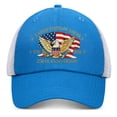 250th Anniversary USA 1776-2026 Patriotic Eagle Adjustable Snapback Hat ...