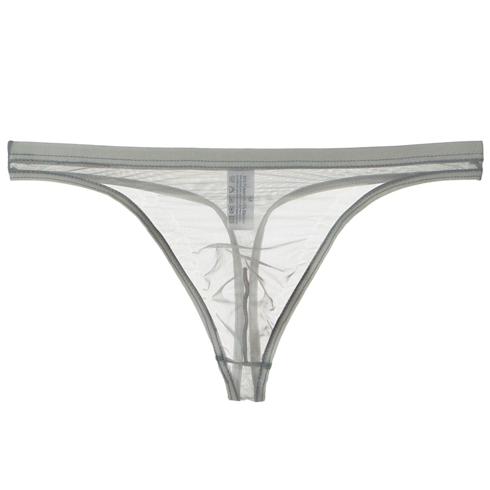 Click here for Ediodpoh Mens Exotic Apparel Transparent Thong Mes... prices
