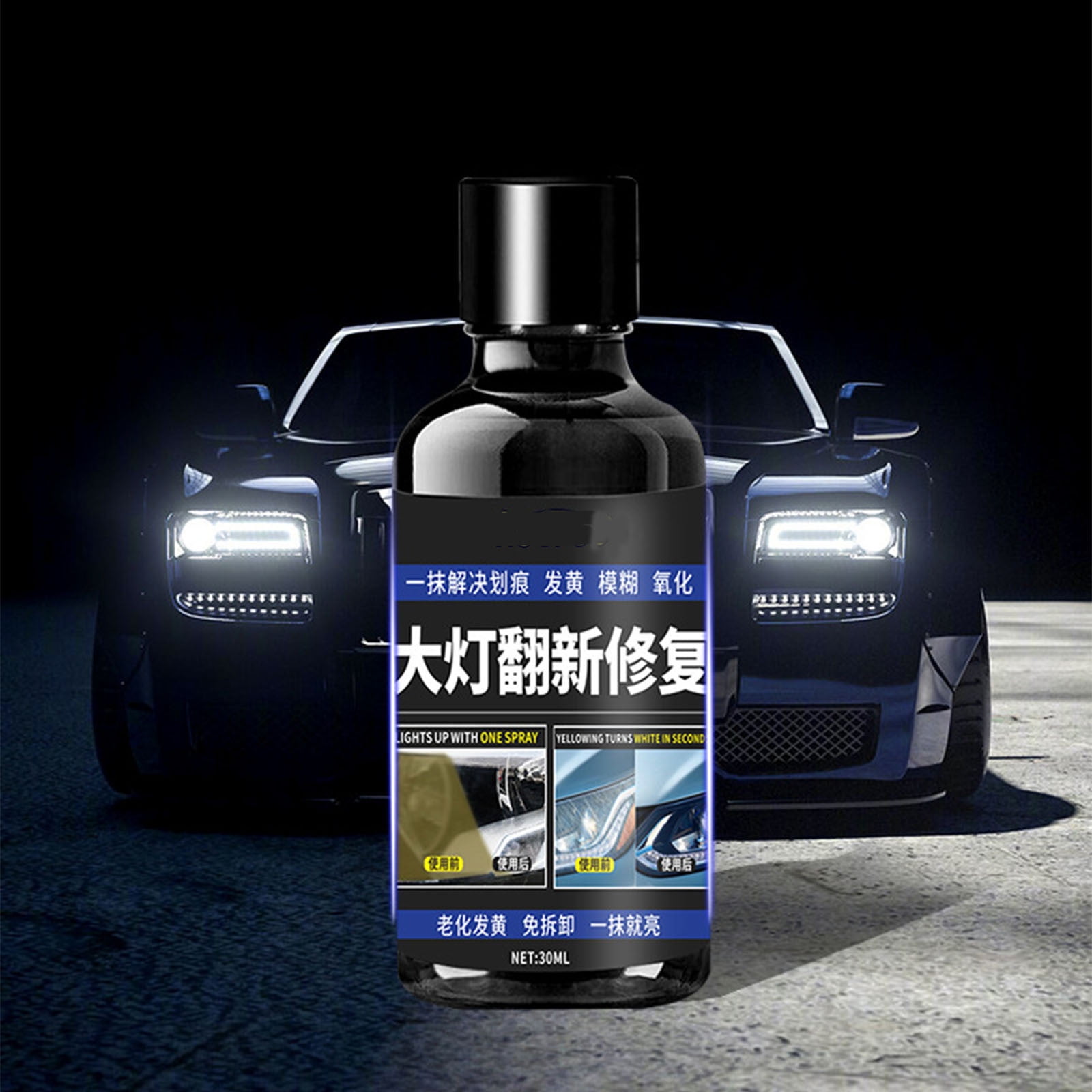 Fiudx Limpiador de Faros de Coche, Solución Restauradora Eficaz ...