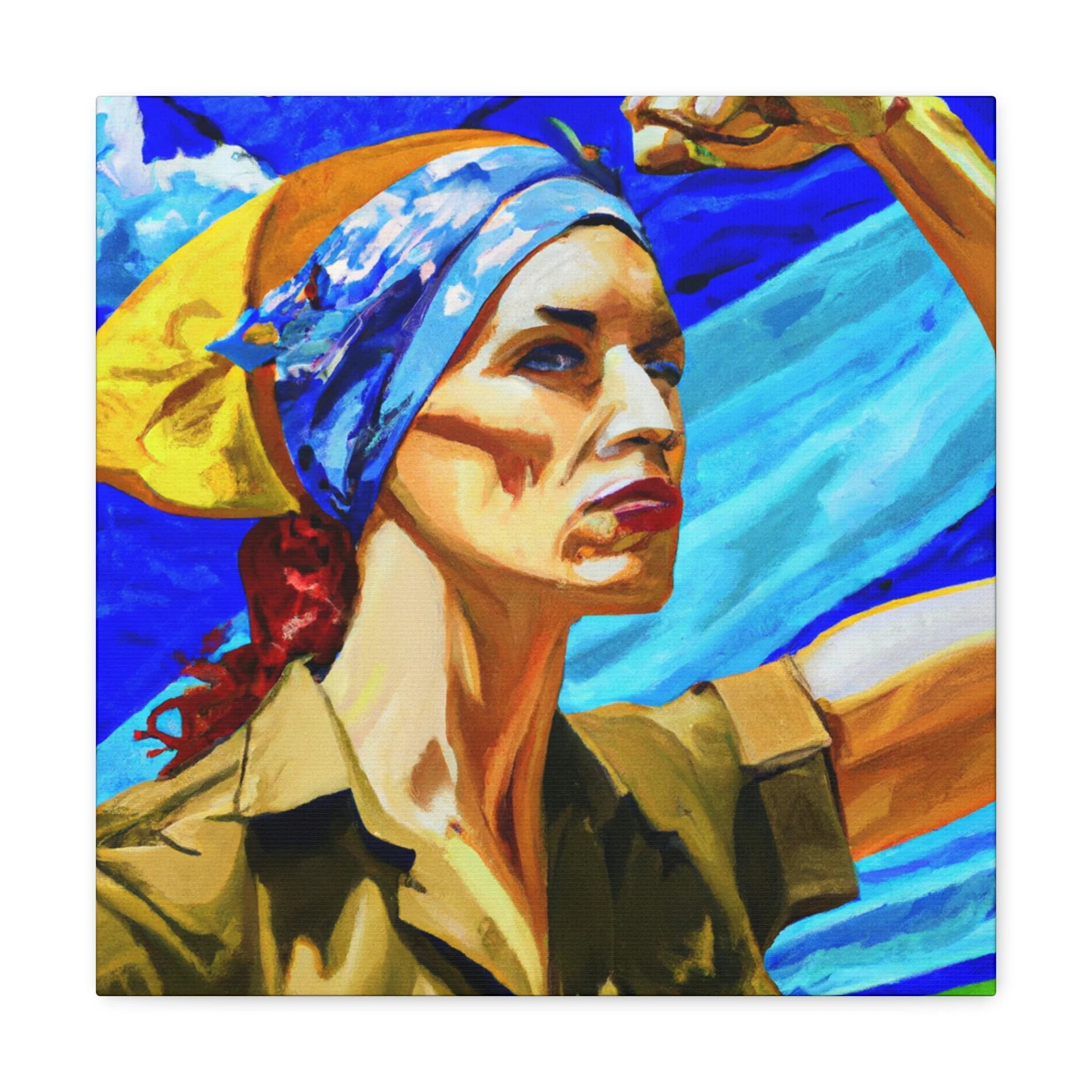 Rosie the Riveting Icon - Canvas - Walmart.com