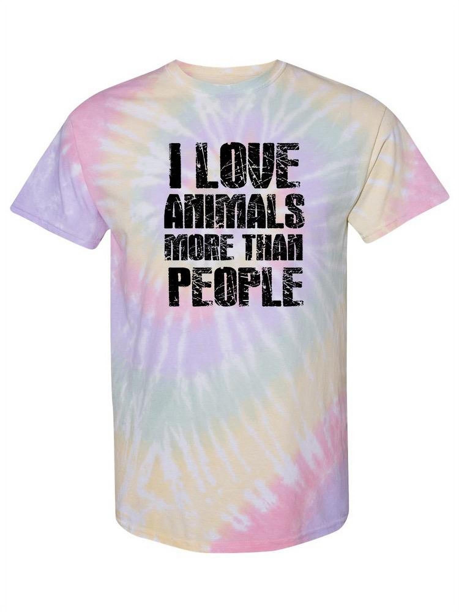 Love Animals More! Tie-Dye Spiral Men -Smartprints Designs, Male Small ...