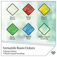Gallery Glass Basic Stained Glass Kit, 6 Piece Glass Paint Set for DIY ...