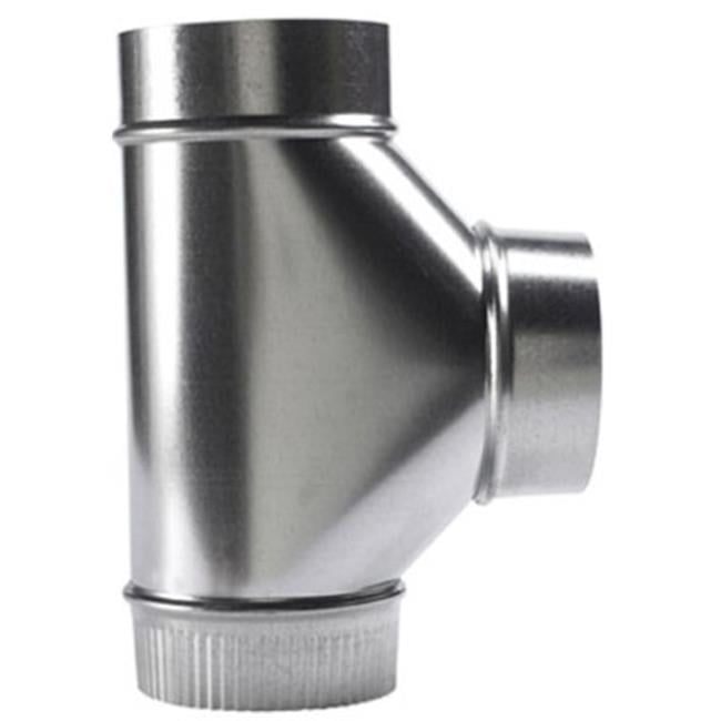 Gray Metal 3-304-EZ 3 in. 26 Gauge Galvanized Furnace Pipe Tee ...