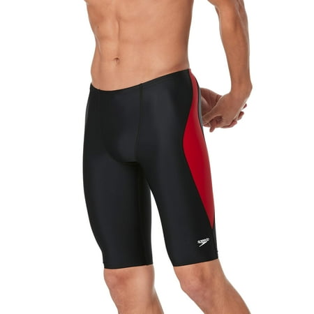 Speedo Mens Swimsuit Jammer Powerflex Eco Revolve Splice Team Colors ...