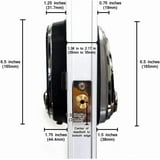 Samsung SHP-DS510MK Digital Door Lock | Keyless Smart Lock with RFID Card, Keypad, Auto Lock ...