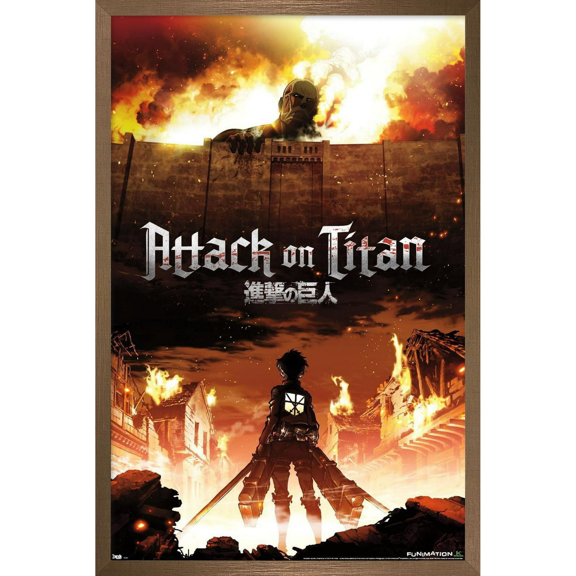 Click here for Trends International Attack On Titan - Fire Wall P... prices