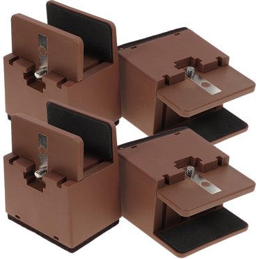 SEISSO Heavy-Duty Bed Risers, 8 Pack, 1.8 or 3.2 inch, 1323 Lbs ...