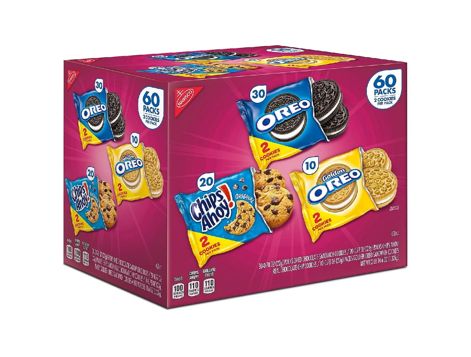 Nabisco Sweet Treats Cookie Variety Pack (60 pk.) 1PK - Walmart.com