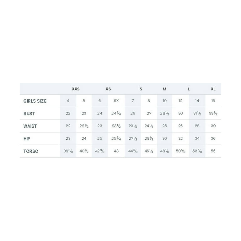 Speedo Girls Swimsuit Size Chart Authentic Quality