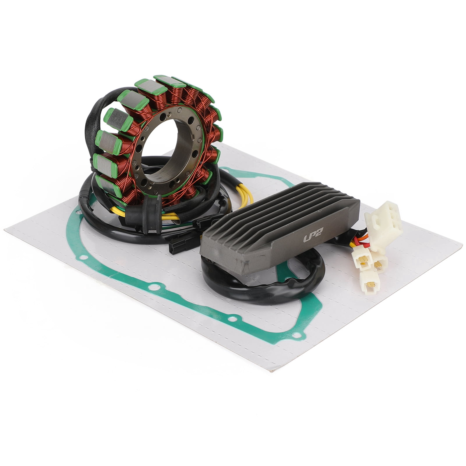 Magneto Coil Stator + Voltage Regulator + Gasket Assy For Suzuki VS 600 ...