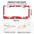 2PCS License Plate Frame Universal 12x6 Inch Stainless Steel Car Tag ...