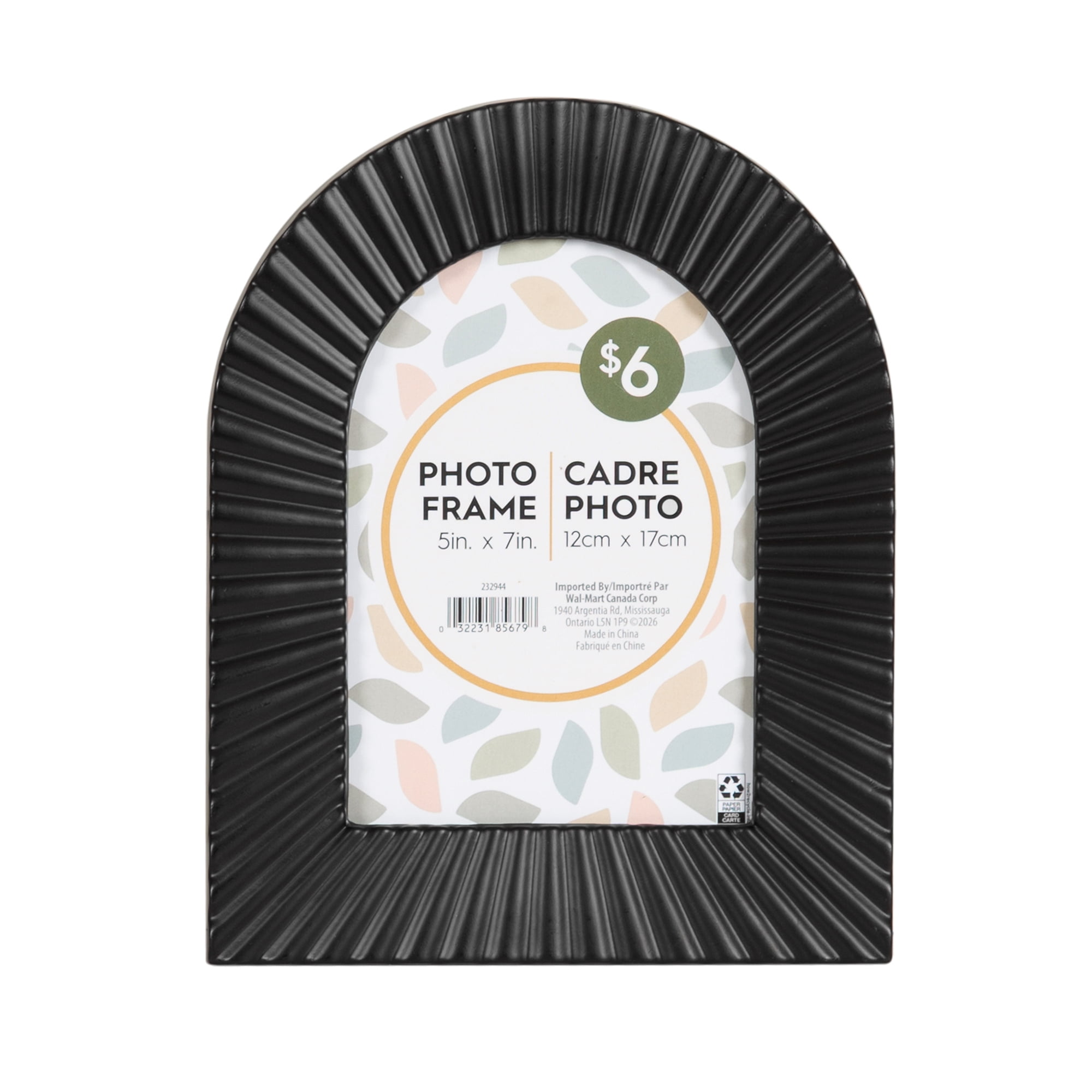 Click here for Designovation Sunni Arch 5x7 Black Picture Frame prices