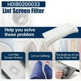 Lint Trap Filter Dryer Filters Plastic Texture for Dryers Efficient ...