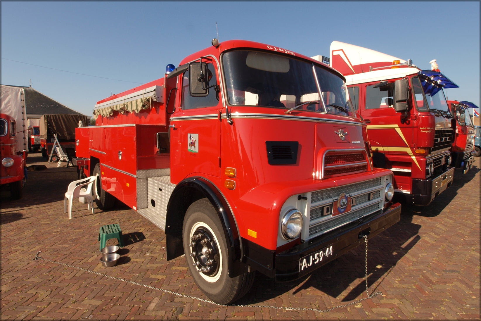 24"x36" Gallery Poster, DAF A2200 DKD420 (1970), Dutch fire engine ...