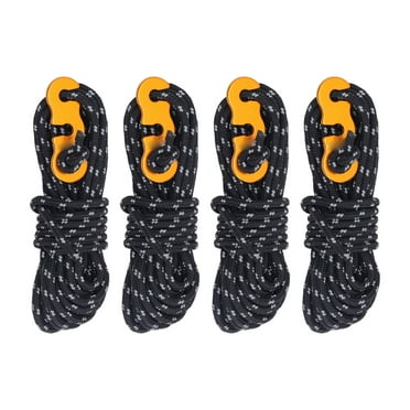 2packs (8 Pcs/Pack) 8x4M Outdoor Tent Rope Reflective Tent Guy Lines ...