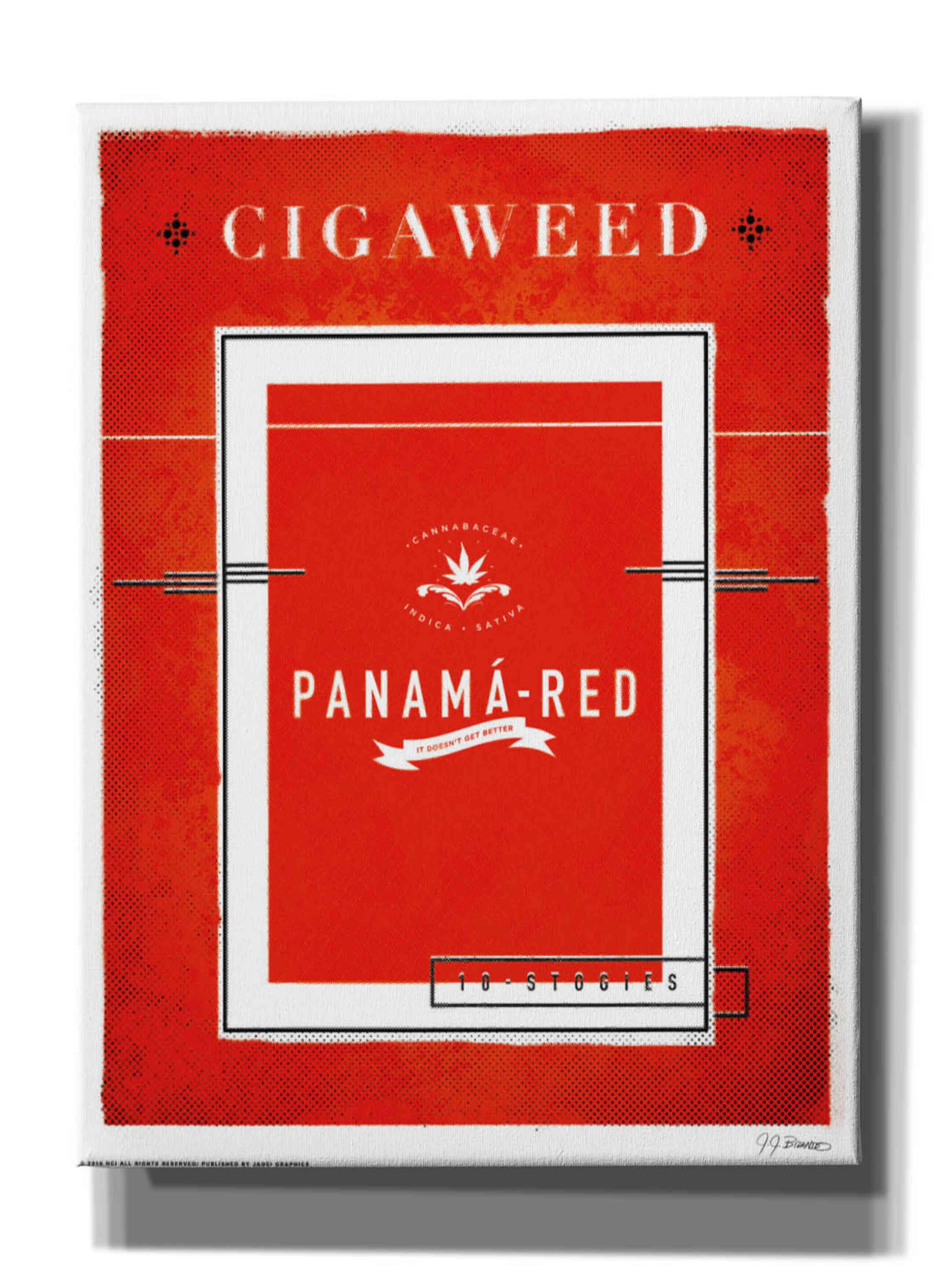 Epic Graffiti 'Panama Red' by JJ Brando, Canvas Wall Art, 40"x54 ...