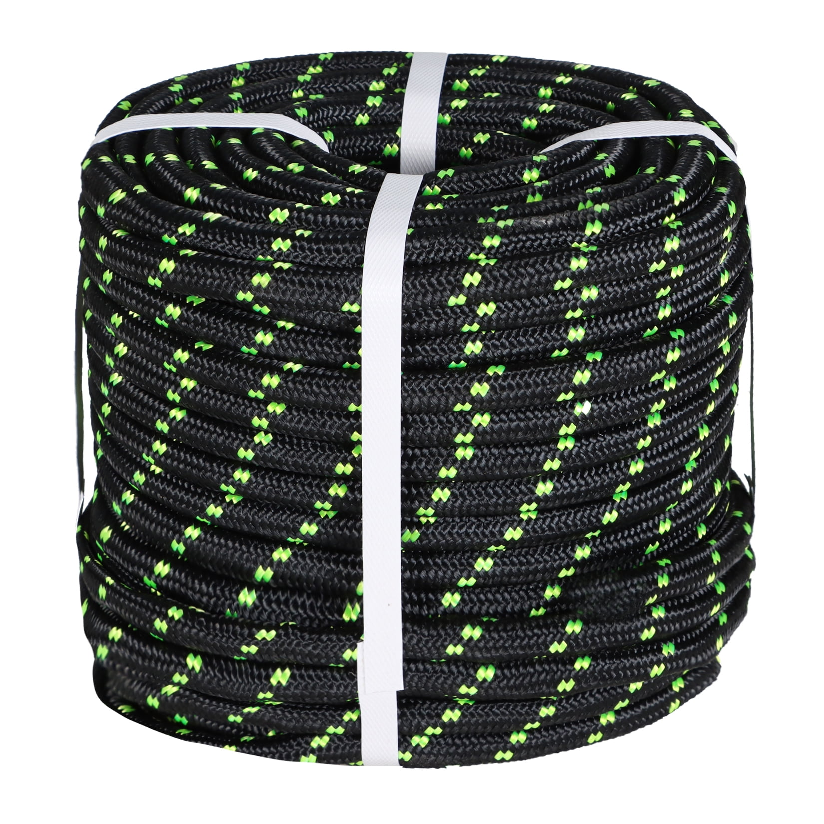 netuera 150FT Double Braid Polyester Rope Rigging Rope 1/2" 5500lbs ...