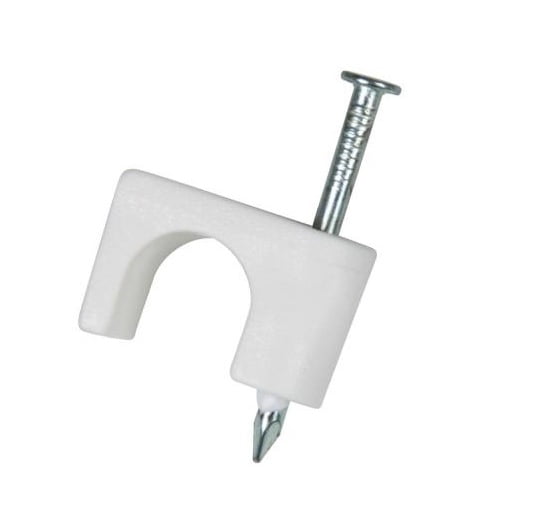 Briscon PS90W-25 1-Nail Coaxial Cable Staple, White, 25/Pack - Walmart.com