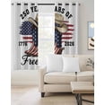 American Flag 250 Year Anniversary Blackout Curtains for Bedroom Living ...