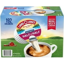 Land O'Lakes Dairy Single Serve Mini Moo's Half and Half (192 ct ...