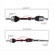 Front CV Shaft Axles for Chevrolet Impala Police Package 3.6L Vin Code ...