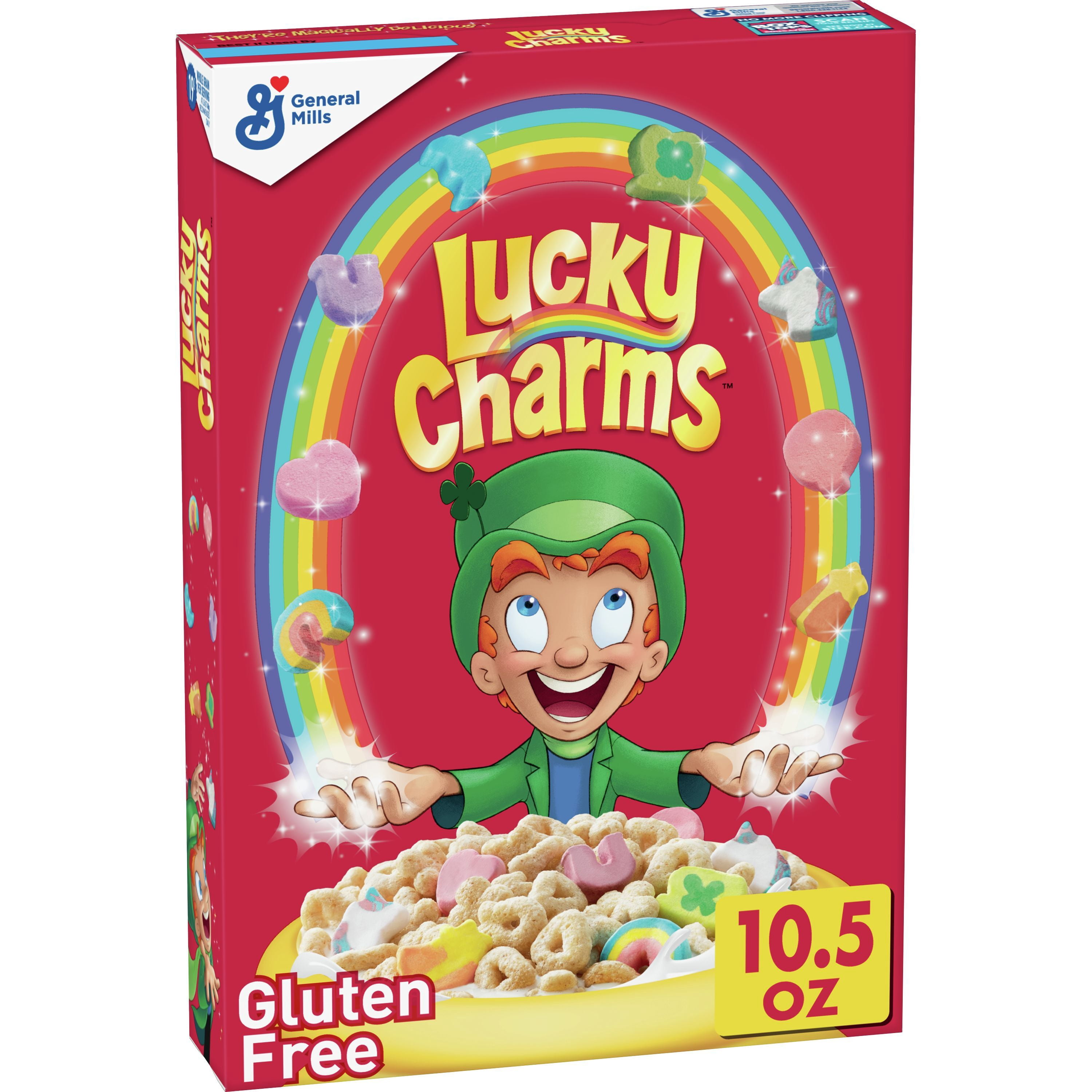 Lucky Charms Gluten Free Cereal With Marshmallows 10 5 OZ Walmart Lucky Charms Gluten Free Cereal With Marshmallows 10 5 OZ Walmart