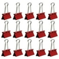 JAM Paper Colorful Medium Binder Clips, Red, 1 1/4 in,15/Pack - Walmart.com