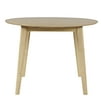 Jofran Nash Mid-Century Modern 50" Round Pedestal Dining Table ...