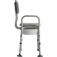 NOVA Padded Tub Transfer Bench for Bath or Shower with Commode Opening ...