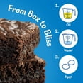 Pillsbury Dark Chocolate Brownie Mix 18.4 oz Box for rich, fudgy ...