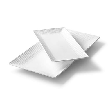 Better Homes & Gardens 10" x 14" White Porcelain Serving Platter ...