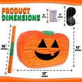 Halloween Pumpkin Pinata with stick 17" x 10" x 5" Perfect for ...