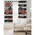 Anniversary USA Flag Blackout Curtains for Bedroom/Living Room, Thermal ...