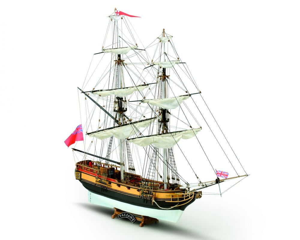Mamoli MV81 HMS Valiant Model Ship Kit - British Brig 1759 - Scale 1/66 ...