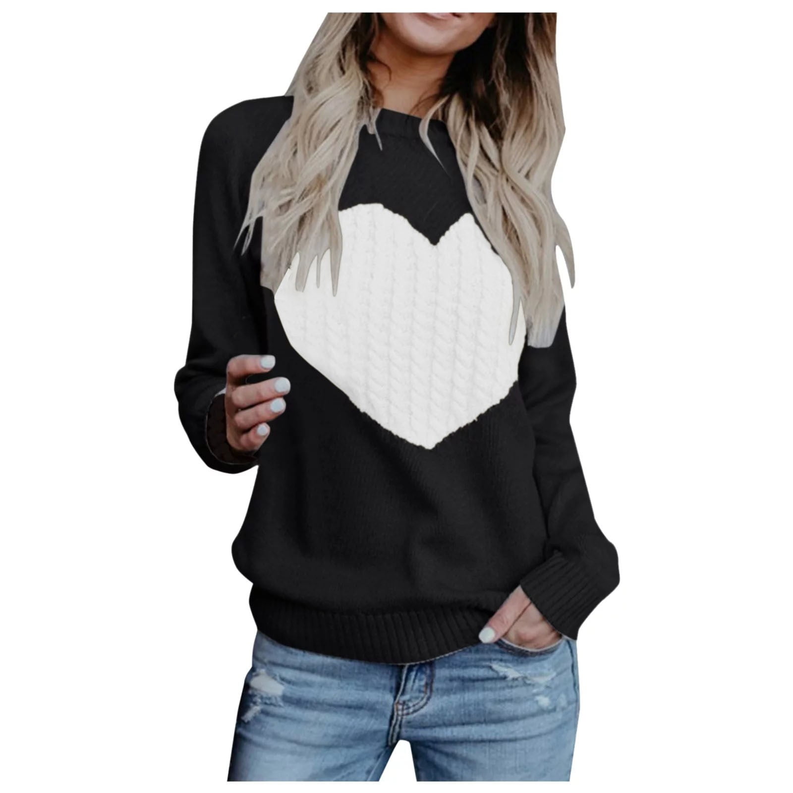 Click here for Wangmeiwg Womens Valentines Day Pullover Sweater C... prices