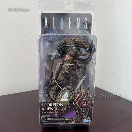 NECA Grid Warrior Xenomorph Figure Scorpion Snake Alien Figure Alien VS ...