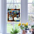 River of Goods Tiffany Style Mystical World Tree Stained Glass 18-inch ...