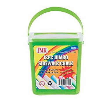 Melissa & Doug My First Sidewalk Chalk Set With Holders - 4 Chalk ...