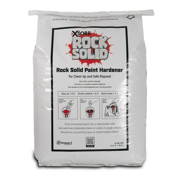 XSORB Rock Solid Paint Hardener, 23 lb. Bag - Walmart.com - Walmart.com