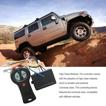 Wireless Winch Control Kit Vehicle Modified Smart Cars Part Cars 12V ...