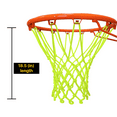 BCOOSS Lighted Nylon Basketball Net, Outdoor Indoor Heavy-Duty, All ...