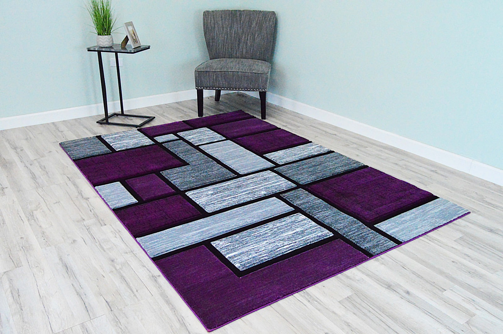 PREMIUM 3D Hand Carved Thick Modern Contemporary Abstract Rug Design ...