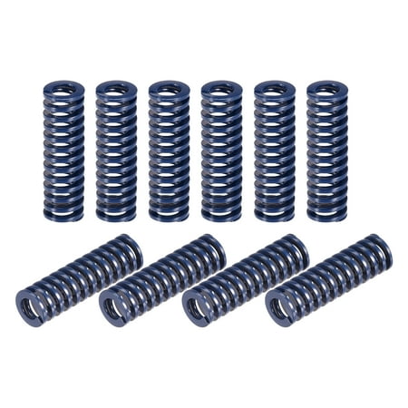 Uxcell Die Spring 20 Pack 10mm OD 35mm Long Spiral Stamping Light Load ...