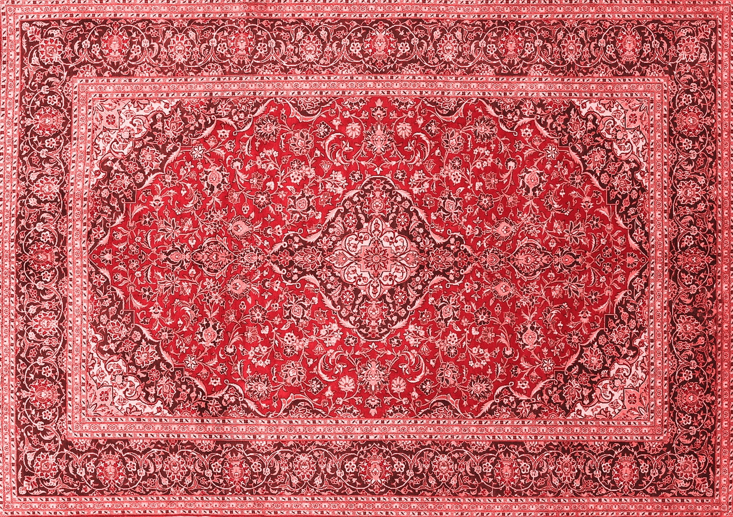 Ahgly Company Indoor Rectangle Persian Red Traditional Area Rugs, 5' x ...
