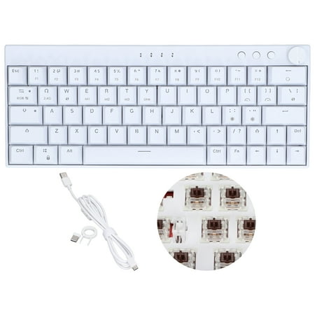 Mechanical Keyboard, 5V DC Wired Mechanical Keyboard 64 Key For ...