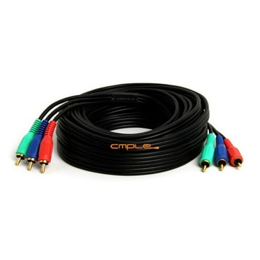 Kentek 12 Feet FT Premium 5 RCA RGBRW red green blue video / red white ...