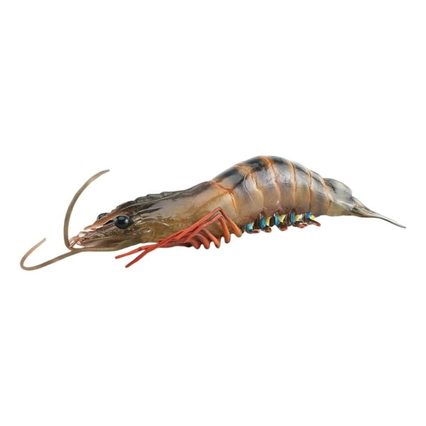 Marine Animal Model prawn Action Figure Toys Collection Playset prawn ...