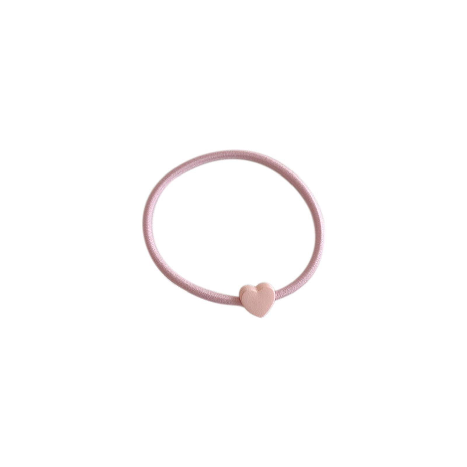 Franhais Women Ponytail Holders, Cute Heart Elastic Band Hair Ring ...